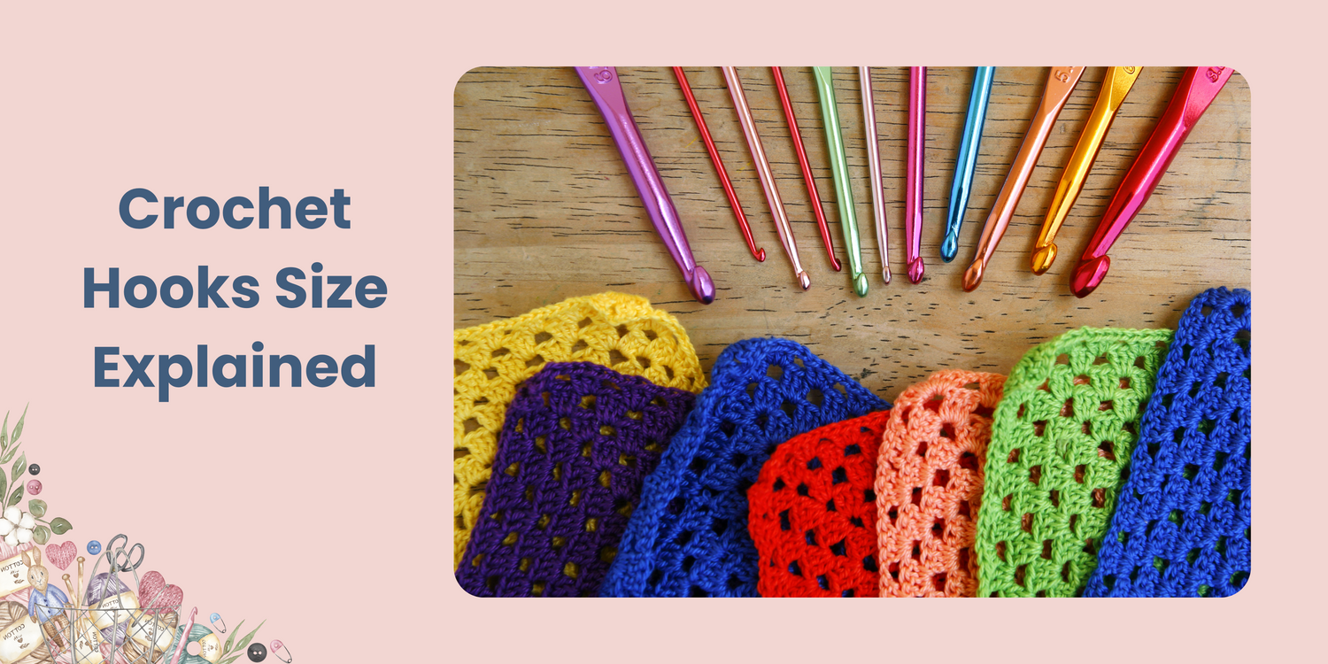 Crochet Hooks Size and Gauge Explained | Crochetree