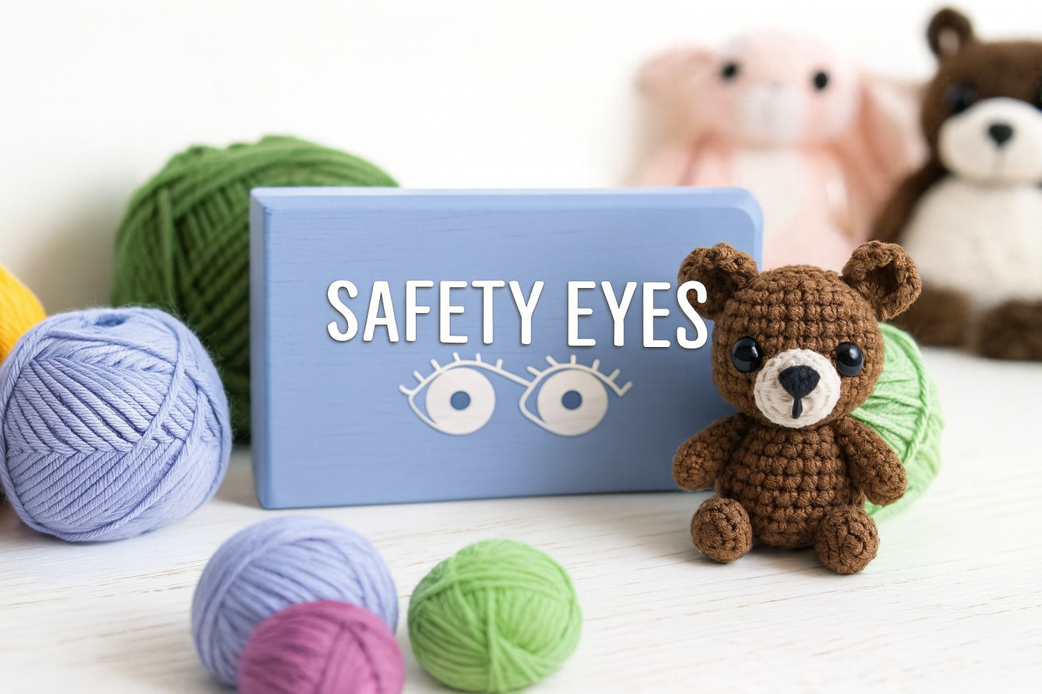 Amigurumi Safety Eyes Guide: Sizes, Types & How to Use – Crochetree