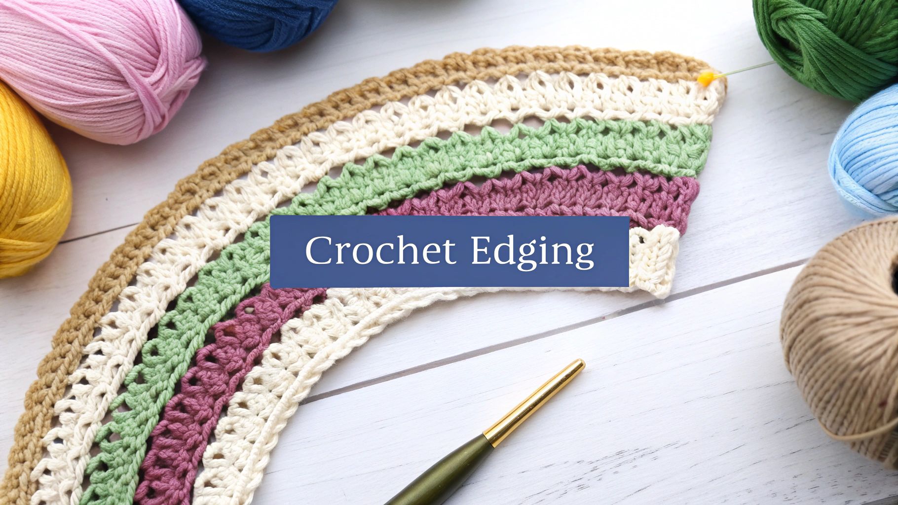 Crochet Scarf Edging: 10 Beautiful Border Patterns – Crochetree